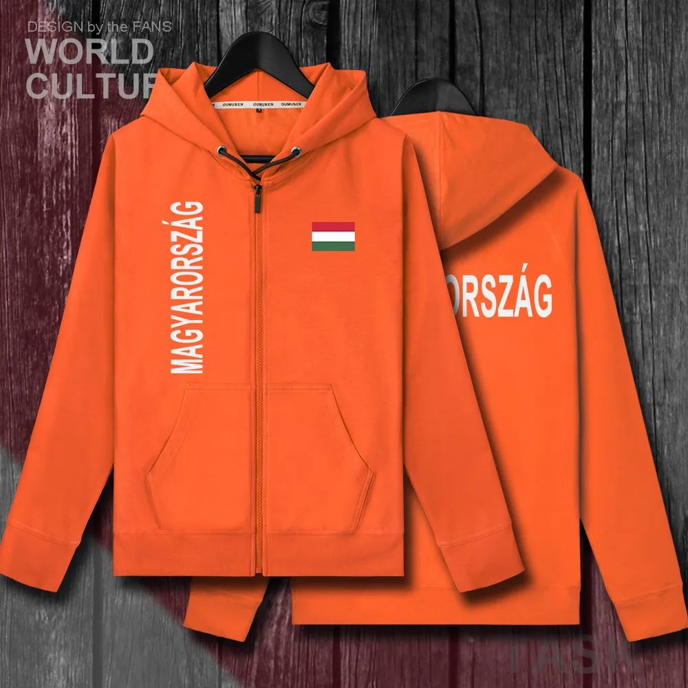 Hungary Hungarian Hun Hu Mens Zipper Fleeces Hoodies Winter Jerseys Men ...