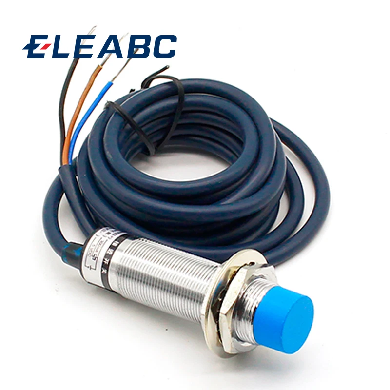M18 8mm sensing DC 5V NPN NO LJ18A3-8-Z/BX-5V cylinder inductive proximity sensor switch work ...