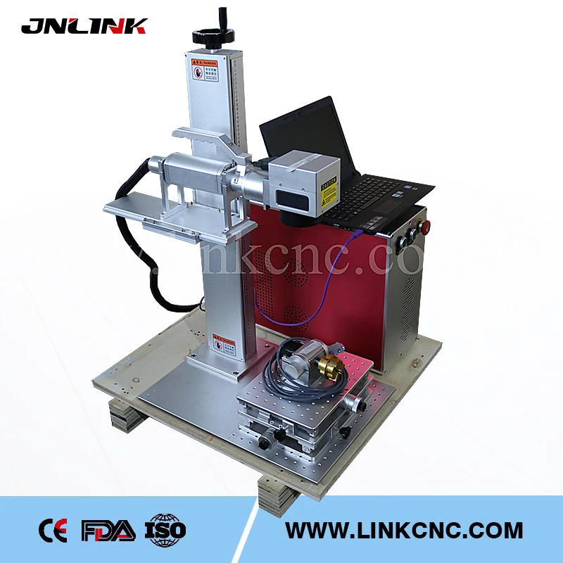 Economic 20W Portable laser marking machine table top|Wood Routers ...