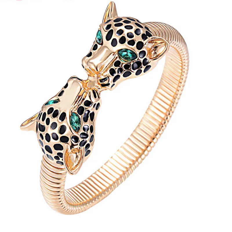 8892 New Fashion Exaggeration Leopard Pattern Jewelry Bracelets for ...