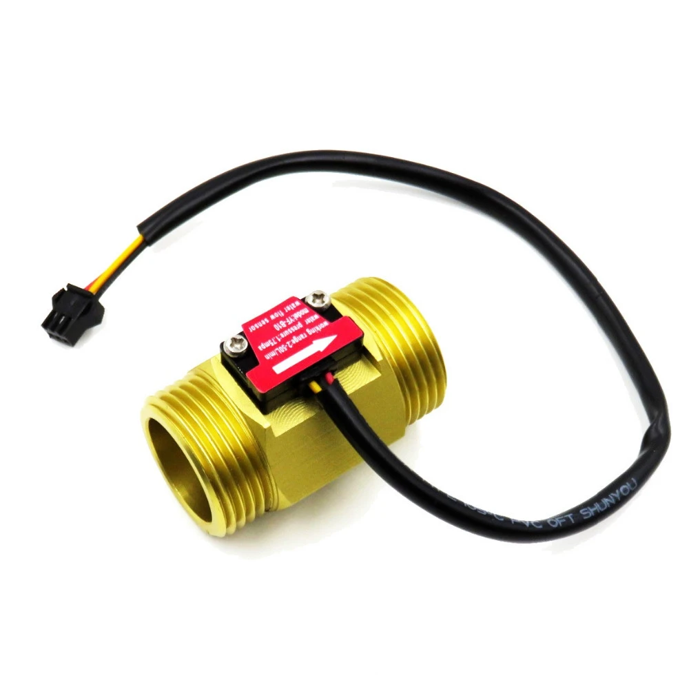 YF B10 G1" 1inch water diesel Brass DN25 Hall effect Turbine flow ...