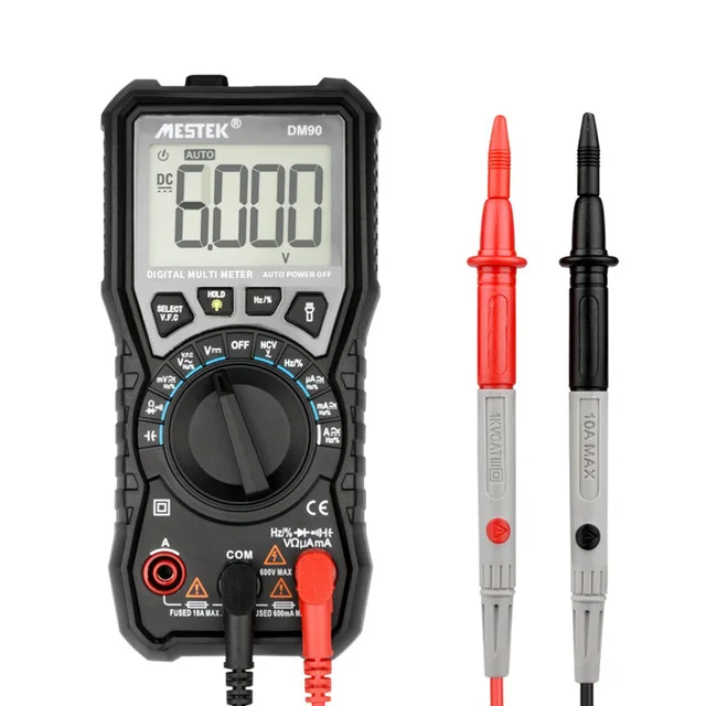 DM90 Mini Multimeter Digitale Multimeter Auto Range Tester Multimetre ...