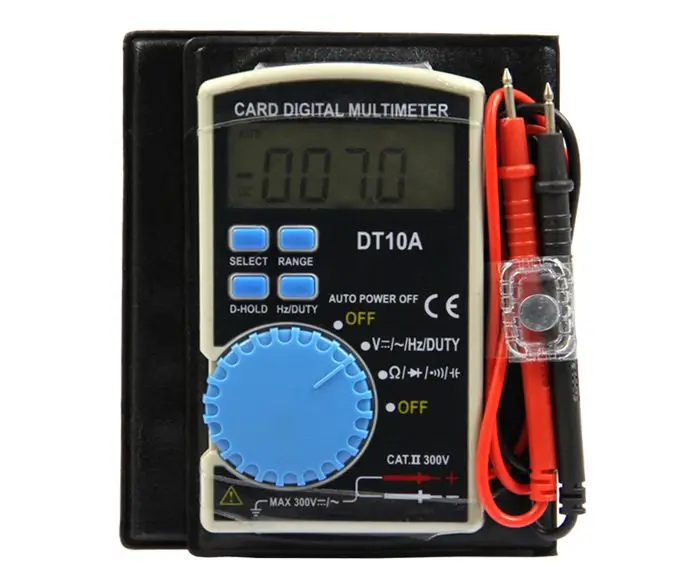 Whdz DT10Aミニデジタルマルチメータ、超薄型、でホルスター。測定容量/周波数。|digital multimeter|mini digital multimetermini ...