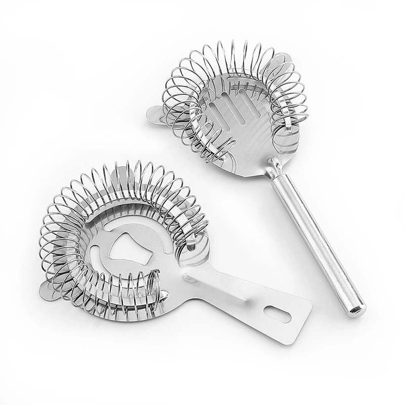 Upors aço inoxidável cocktail filtro profissional barra cocktail shaker ...