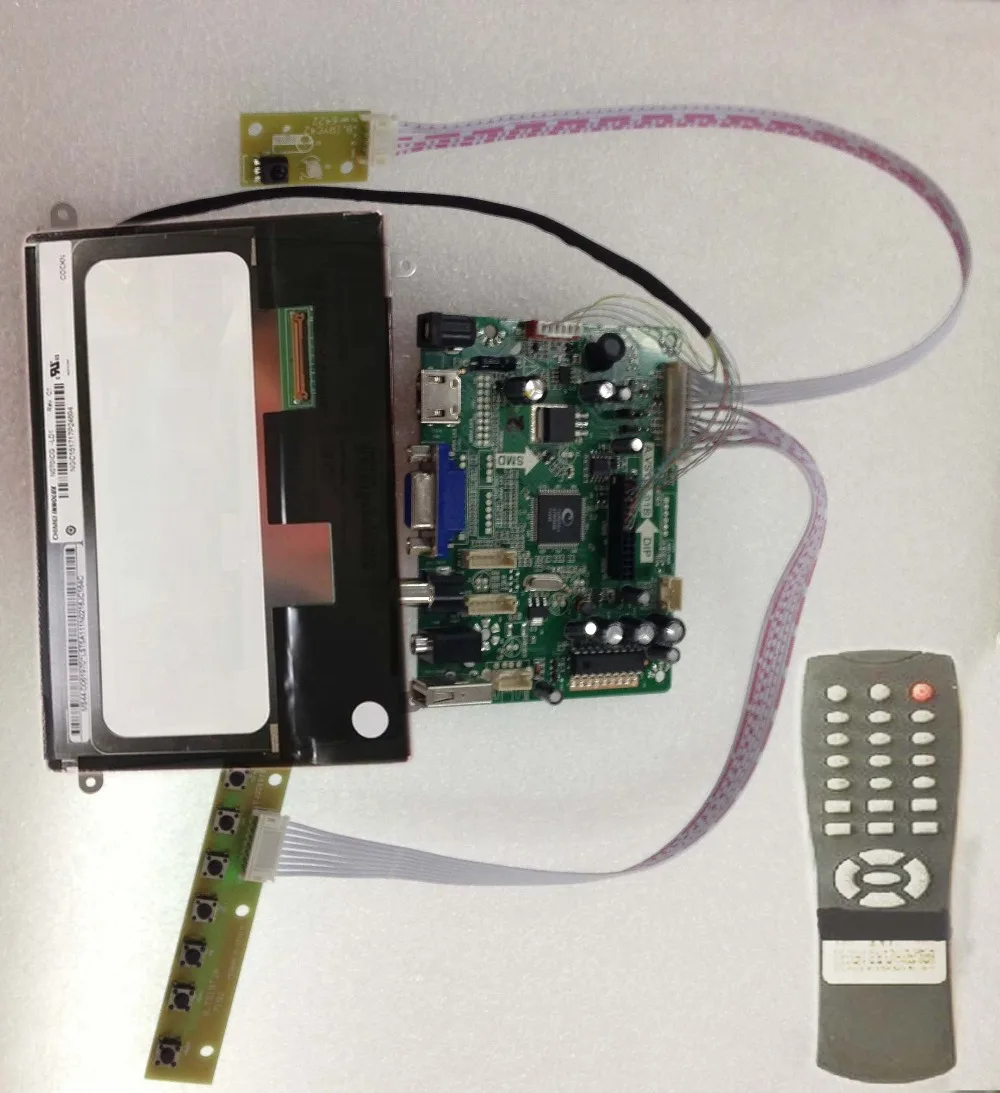 HDMI+VGA +AV +Audio TFT LCD controller board +7inch LCD panel 1280*800 ...