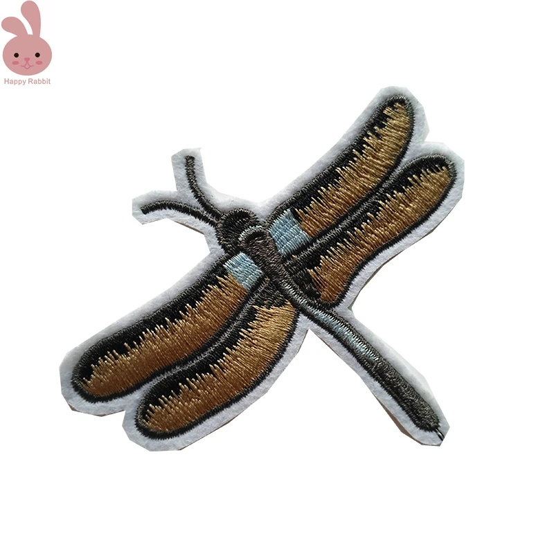 2017 new dragonfly Patches Embroidery Patch for Iron on Embroidered Badge Sticker DIY Apparel ...