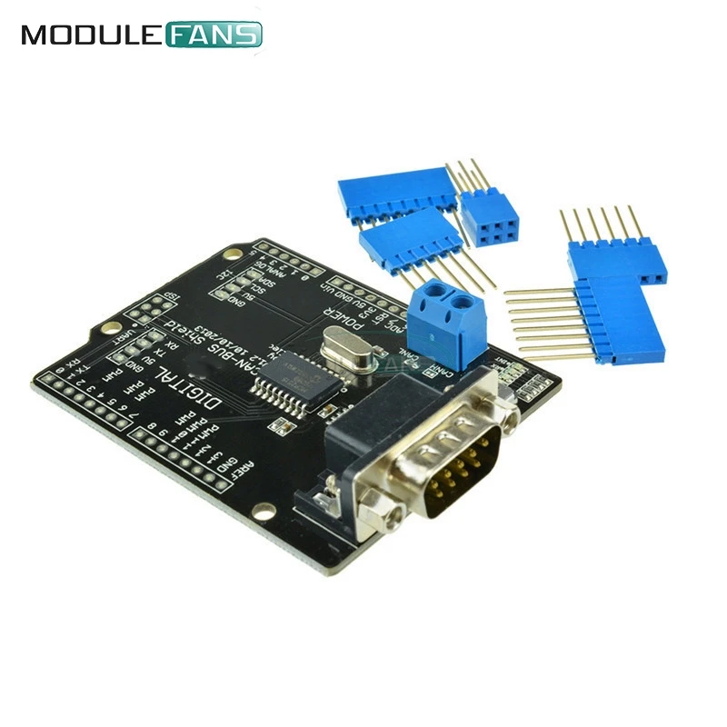 MCP2515 Can Bus Shield Board SPI Interface Connector Expansion Controller Module DC 5V 12V For ...
