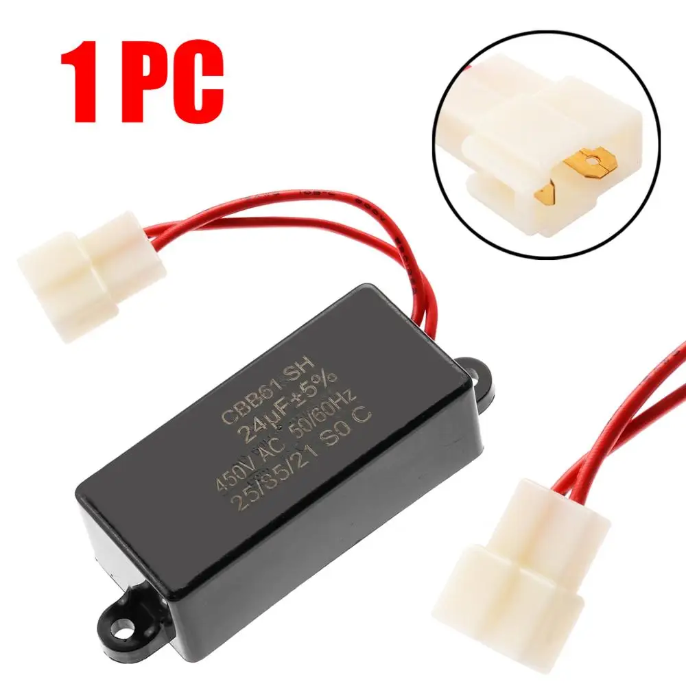 New 24uF CBB61 Generator Capacitor 450VAC For Brushless Gas & Diesel ...