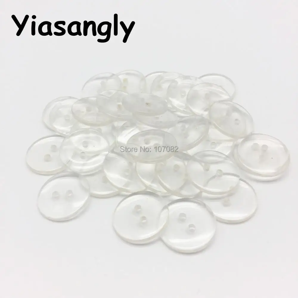 Boutons En Résine Transparente, 100 Pièces, 15mm, Accessoires De ...