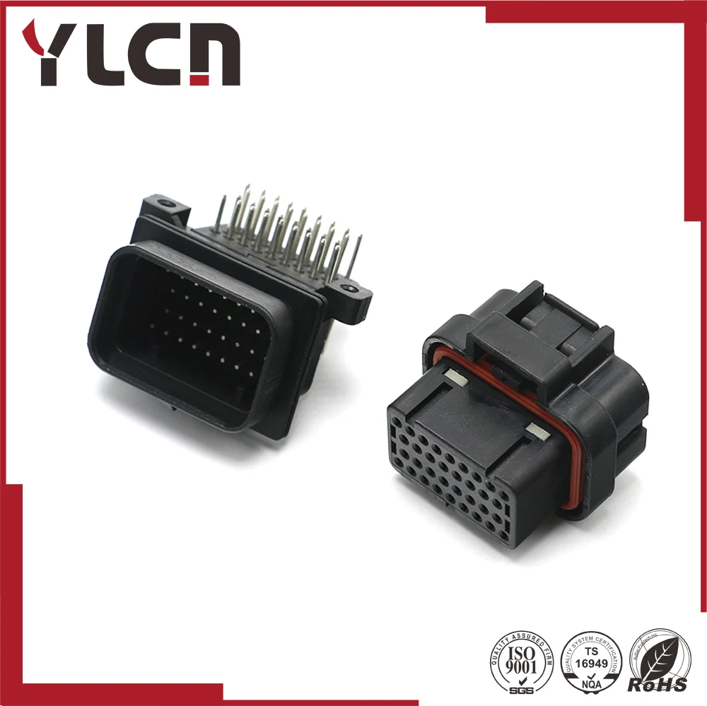 34 Pin Superseal 1.0 Housings Connector Plug 4-1437290-0 With Terminals ...