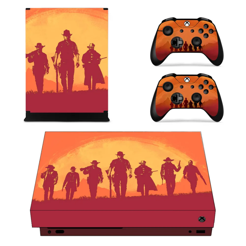 Red Dead Redemption 2 Skin Sticker for Microsoft Xbox One X ...