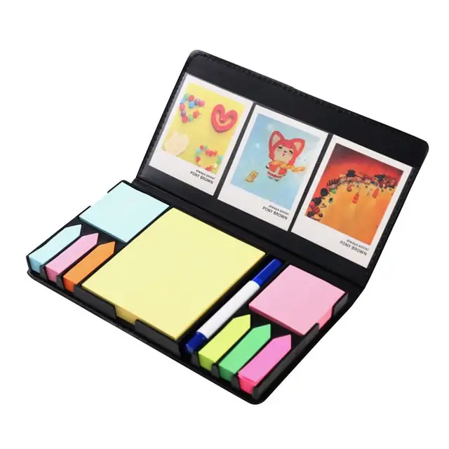 Colored Sticky Note Sets Self Stick Note Box Sets With Page Markers ...