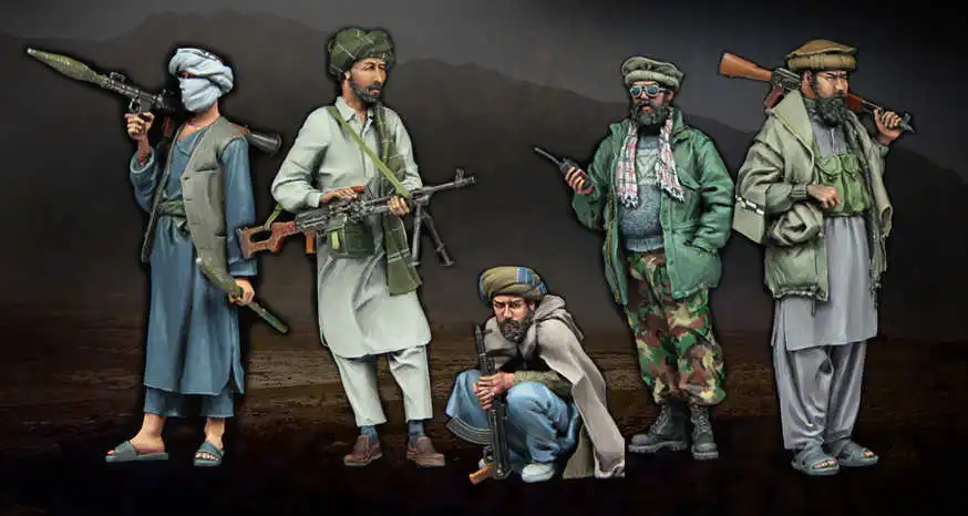 1/35 model kit resin kit Islamic soldiers (5 people) - AliExpress 26