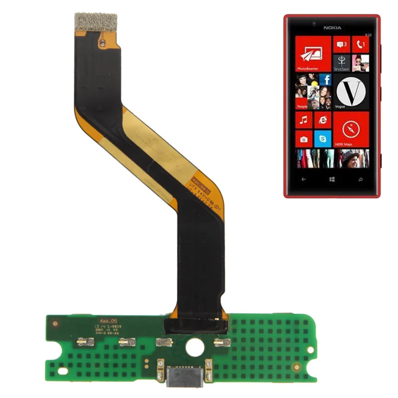 iPartsBuy New High Quality Tail Plug Flex Cable for Nokia 720|Mobile ...