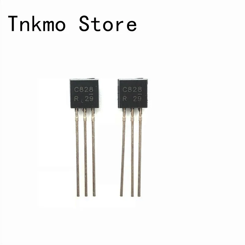 100 Uds 2SC828 C828 a 92 transistor de potencia pequeña 0.1A 30V nuevo ...