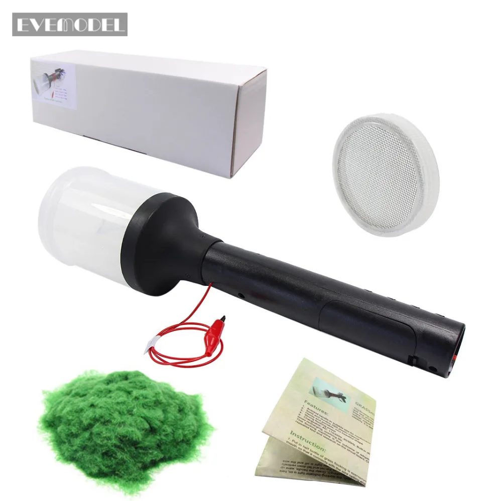 Gj05 1 Set Mini Flocking Static Grass Applicator Scenic Modelling New Electrostatic Grass