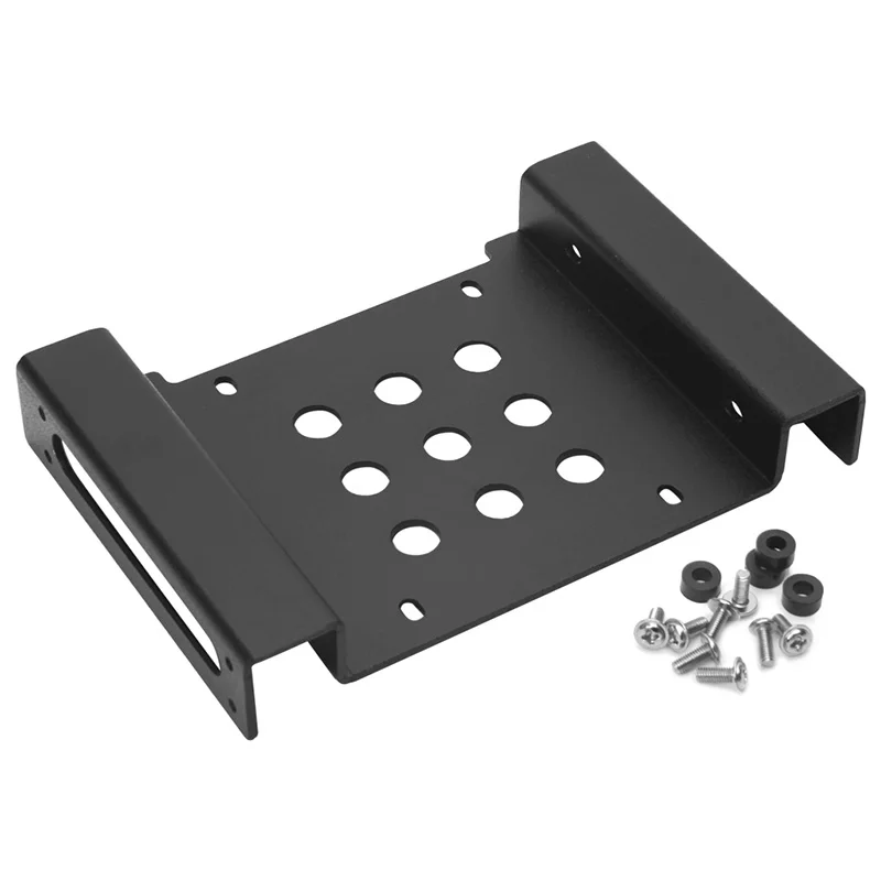 Aluminum 5.25"to 2.5"/3.5" Hard Disk Drive Holder HDD SSD Mounting ...