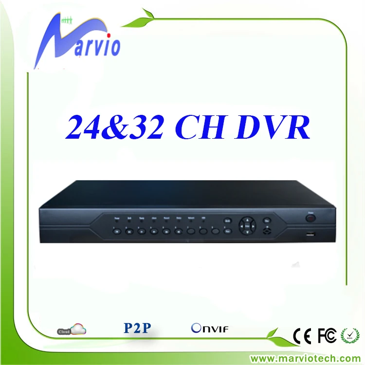 24ch 32ch 24, 32 channel dvr with computer watch and free CMS remote ...