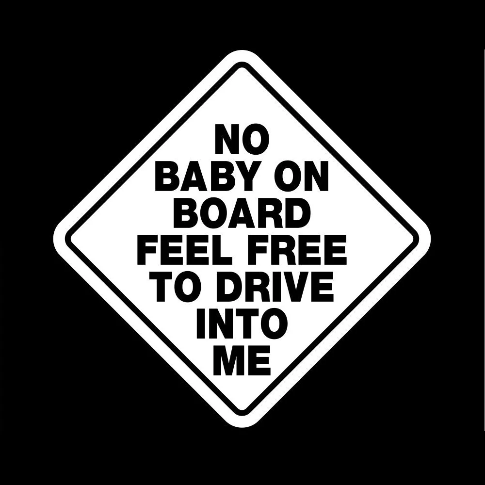Rylybons Baby on Board Stickers Funny Car Sticker Car Styling ...