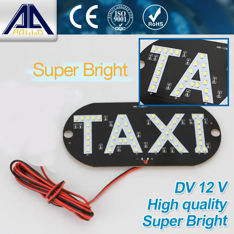 Car styling taxi libre LED Taxi Light Parking Light DC 12V Car ...