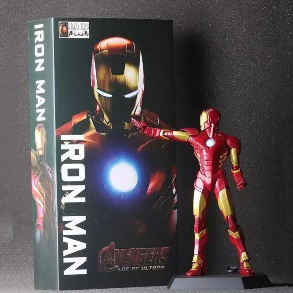 MOVIE 2 Age of Ultron Tony Stark Action Figure by Crazy Toy Free ...