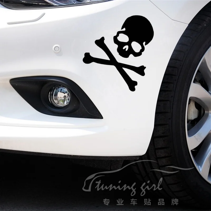 Car Stickers Skulls Ghost Rider Devil Creative Decals For Tail ...
