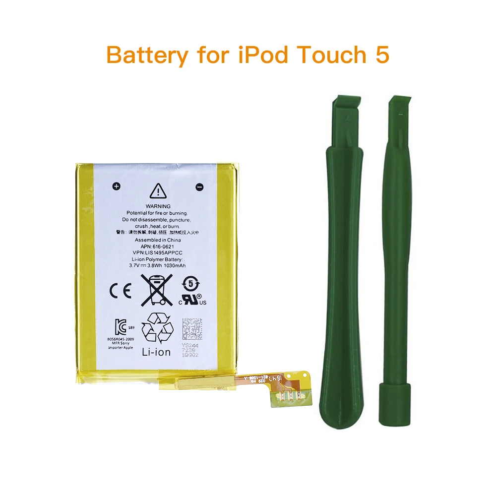 1030mAh Li Polymer Replacement 616 0621 Rechargeable Battery For Apple ...