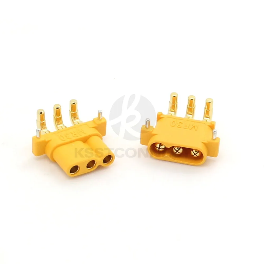 MR30PW Male Female Connector Plug with Right Angle of 90 Degrees 10 ...