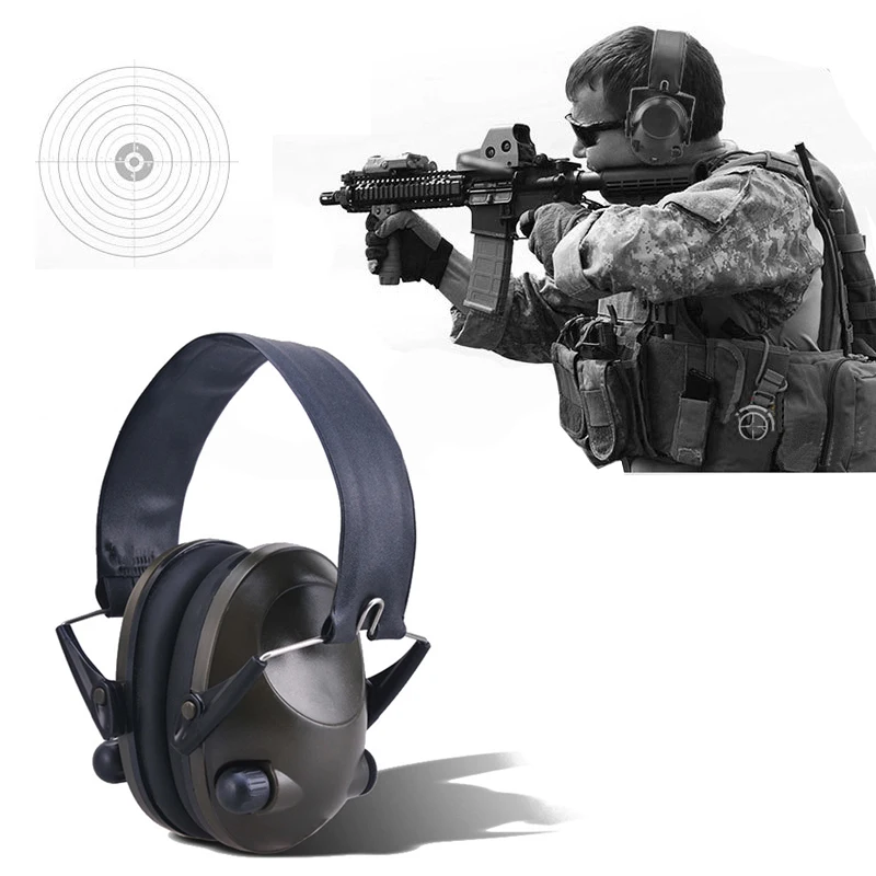 Foldable Anti Noise Electronic Shooting Headset Earmuff Outdoor Sports