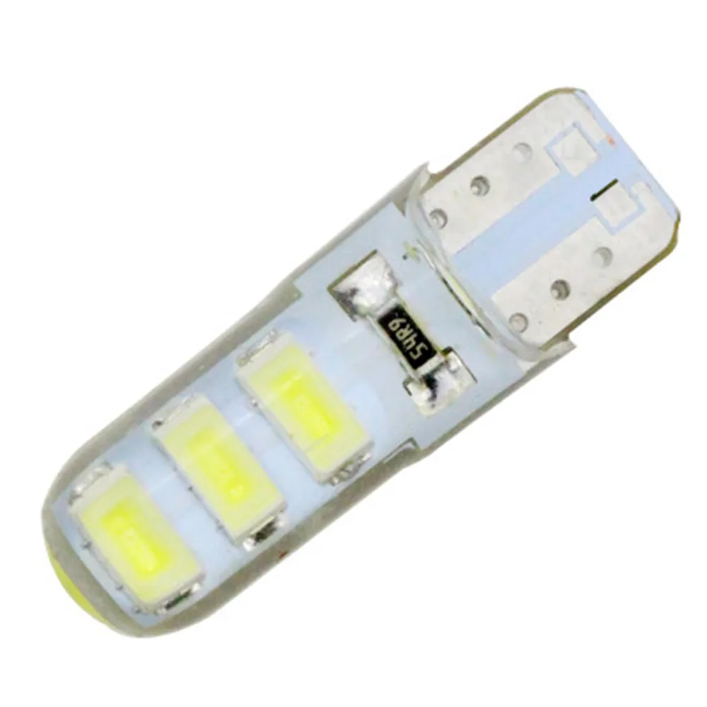 YSY 200X luz led coche T10 6smd 5630 5730 lámpara de cristal canbus aparcamiento t10 de w5w 194 ...