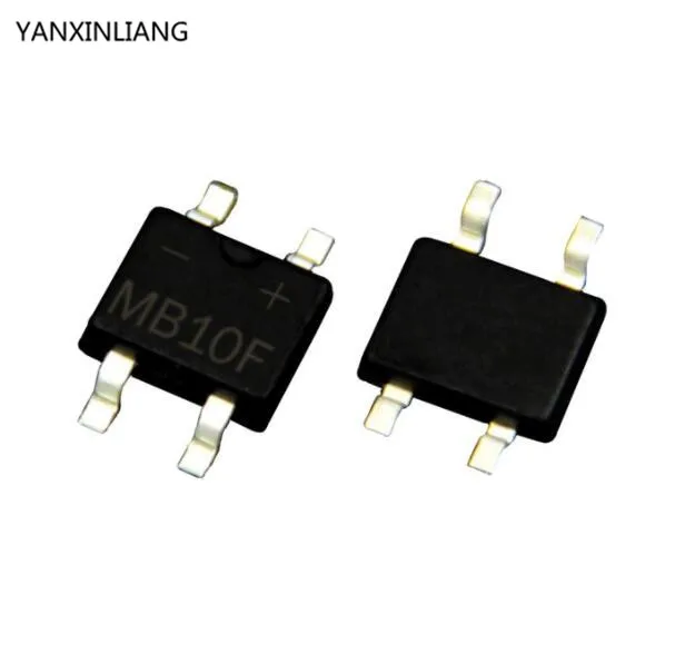 100pcs Bridge rectifier mb10f sop4 0.5a 1000v sop4 b10f|Integrated ...
