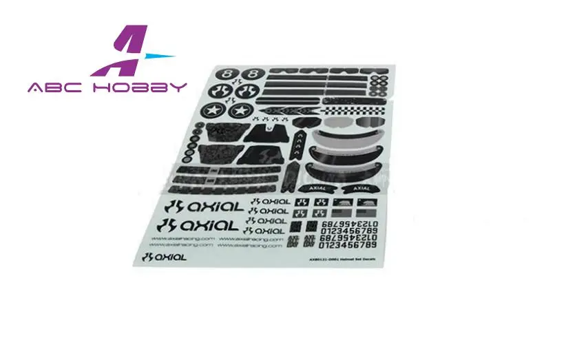 Capacete axial corrida ax80125 1/10, conjunto apenas adesivo|stickers ...