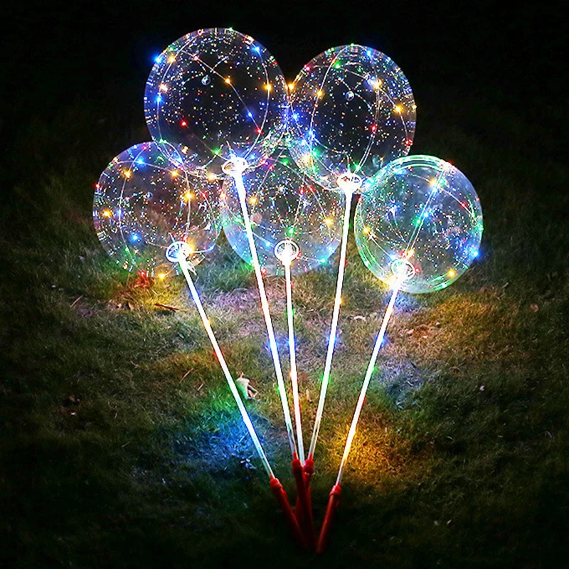 Globos-LED-luminosos-luz-transparente-decoraci-n-para-fiesta-de-cumplea ...