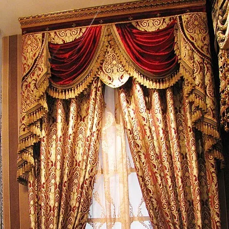 Free Shipping D'angleterre classic royal quality curtain-in Curtains ...