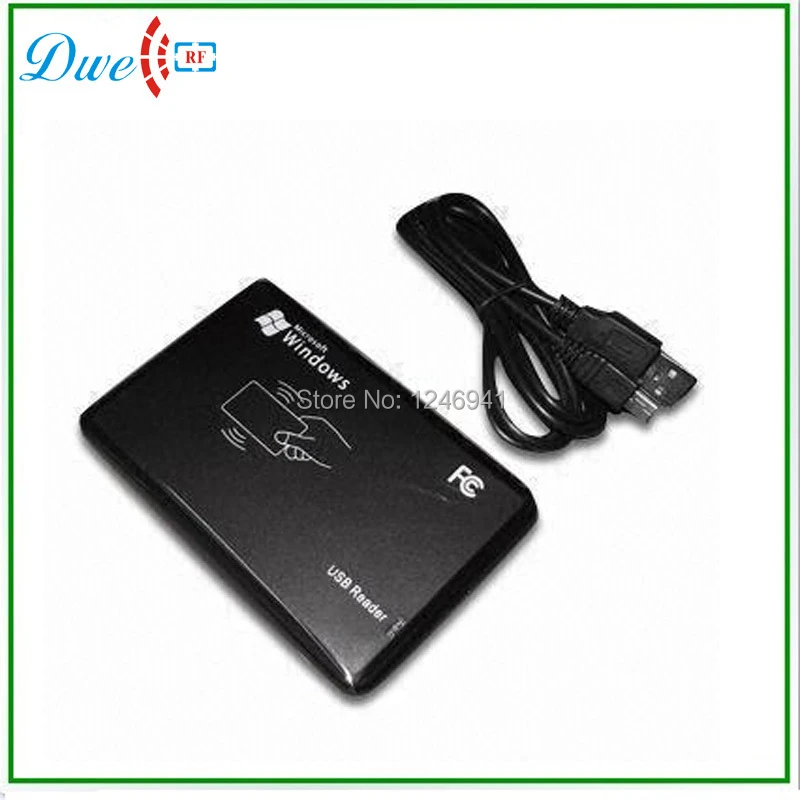 125khz EM ID USB rfid reader 4 byte decimal 8H10D USB Desktop reader ...