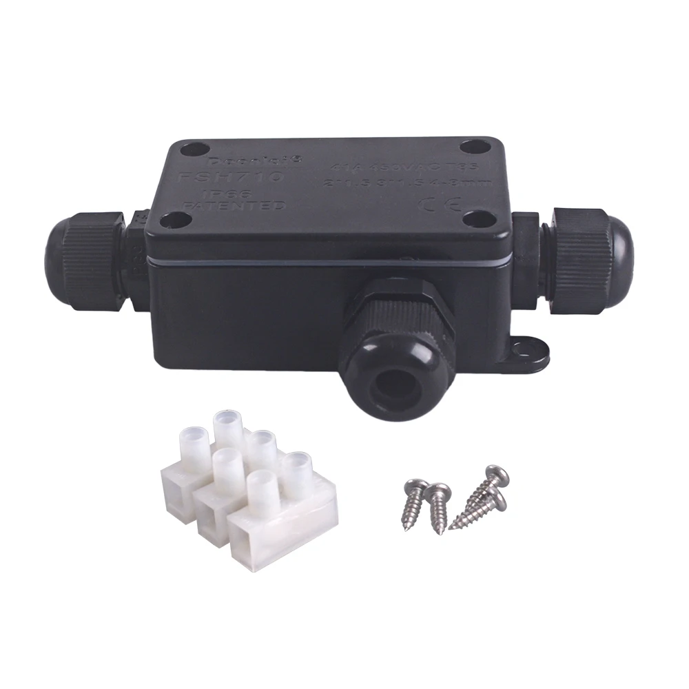 Aliexpress.com : Buy IP66 3 Way Outdoor Waterproof Cable Connector ...