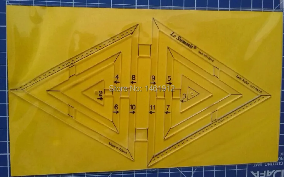 DIY Tools Sewing Parts Ruler Patchwork Rules Quilting Rules Double ...