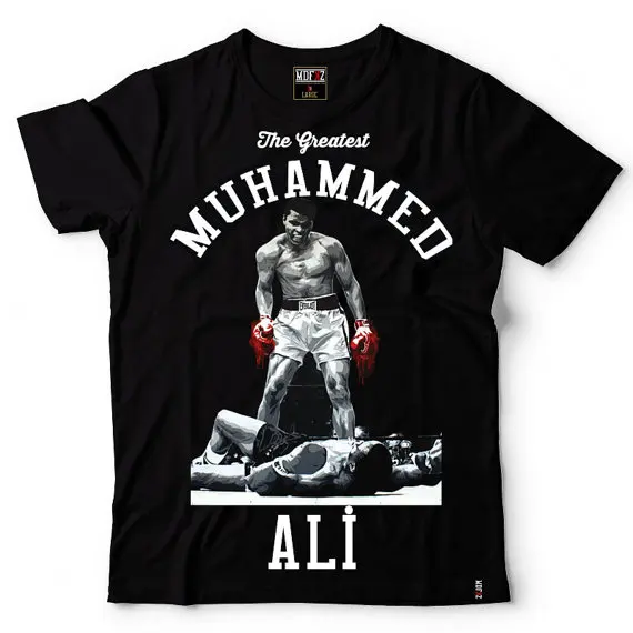 MUHAMMAD ALI T shirt men The Greatest Fitness short sleeve printed top ...