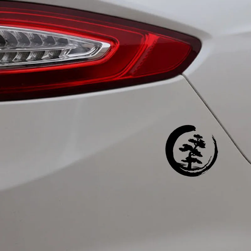 Tree Of Life in Circle Buddhism Car Sticker