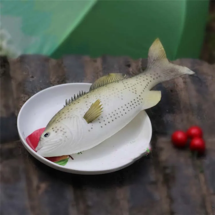 Toy Sea Life Simulation Pu Seafood Models Spot Kid Toys Food Fish Model ...