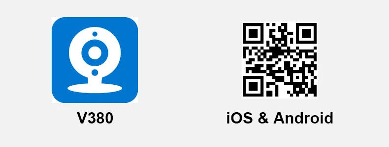 Câmera ip sem fio v380 wifi 720p câmera wifi ip câmera de áudio ...