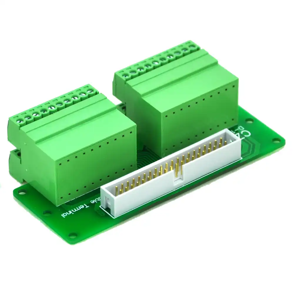 Pi Panel Mount Pluggable Terminal Block Breakout Module, for Raspberry ...