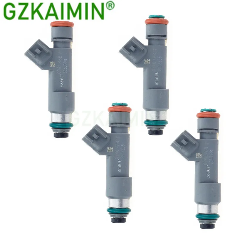 Lot de 4 pièces 4 trous Injecteur De Carburant buse d'injection 8653608 ...