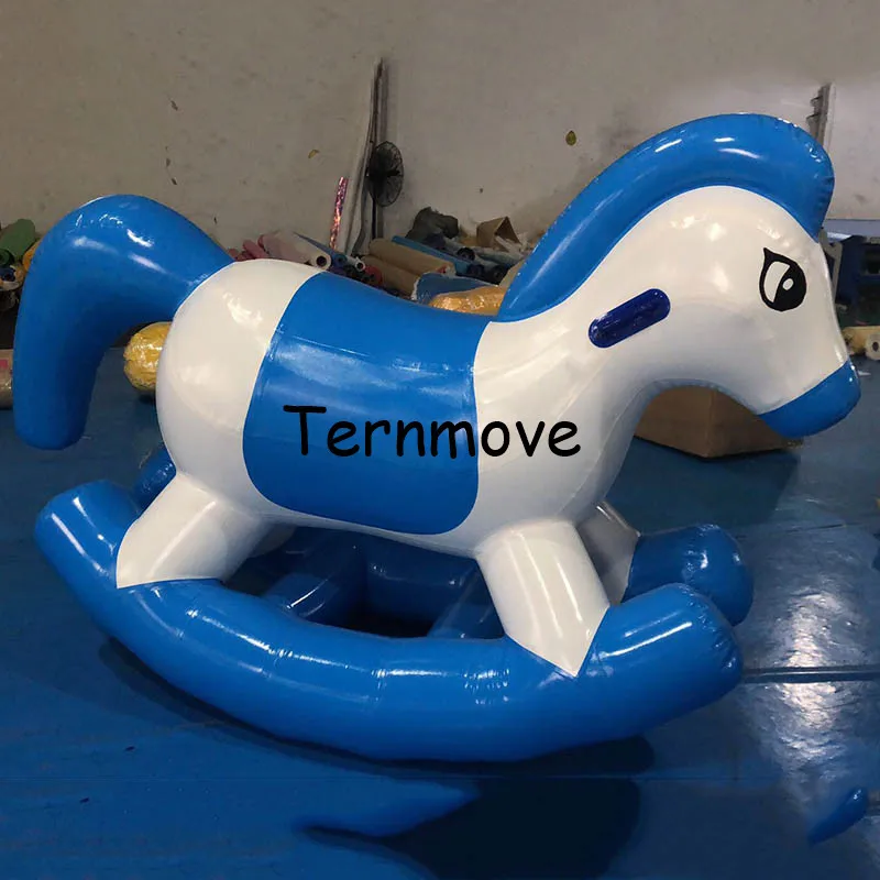 Ride-on-inflatable-pony-rocking-horse-for-Kids-Inflatable-Animals-Ride ...