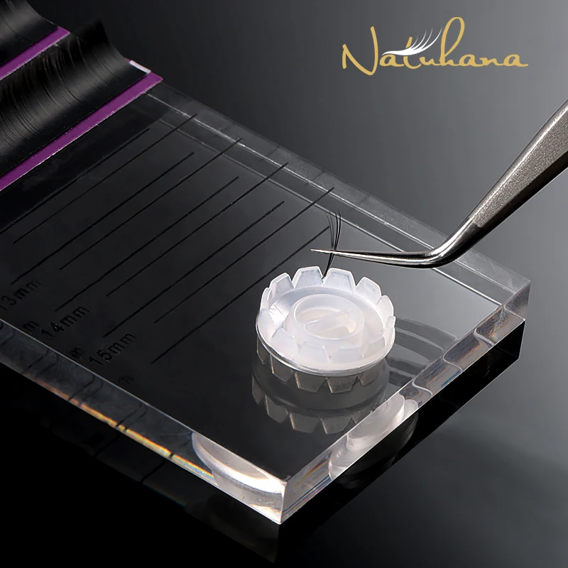 NATUHANA-2-in-1-Acrylic-False-Eyelashes-Stand-Pad-Pallet-Lashes-Holder ...