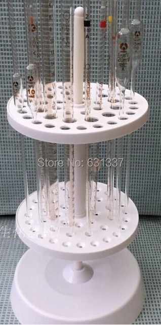 Aliexpress.com : Buy 44 holes PTFE white glass pipette stand Organic ...