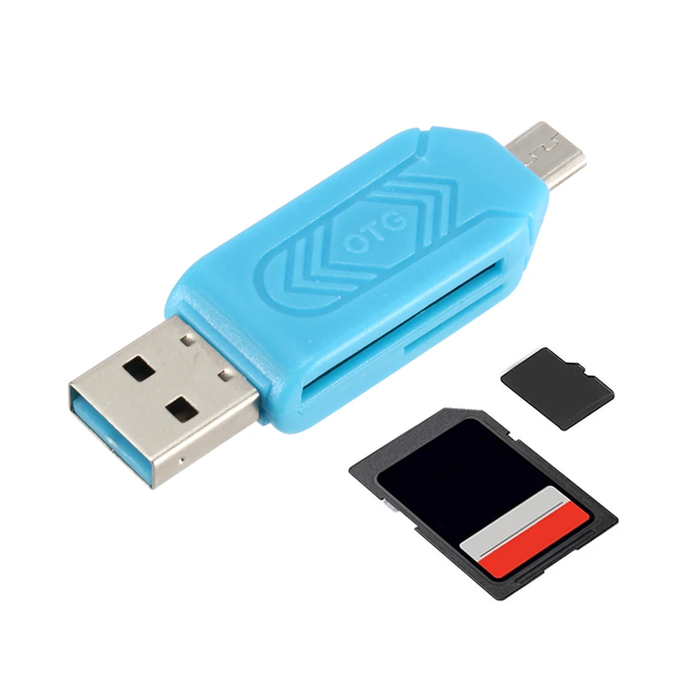 USB 2.0 SD/Micro SD TF OTG Micro USB Smart Memory Card Adapter for ...