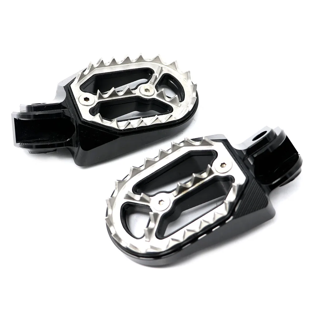 CNC Aluminum Blue Gold Motorcycle Foot Rest Footrest Foot Pegs For KTM ...