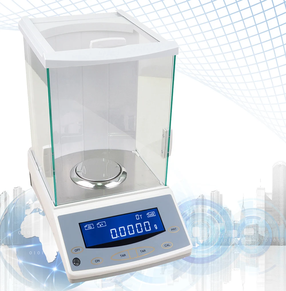 120 x 0.0001g 0.1mg Lab Digital Analytical Balance Precision Electronic ...