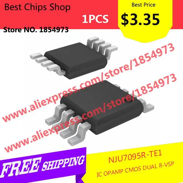 Free Shipping 1PCS=$4.74 IC Integrated Circuit NJU7095R TE1# IC OPAMP ...